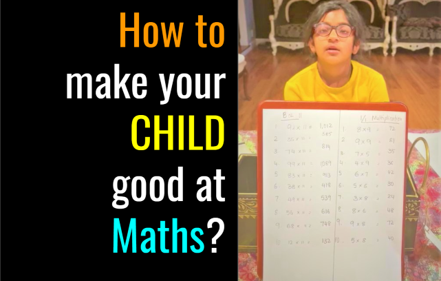 How to make your child good at maths - Prof Ved