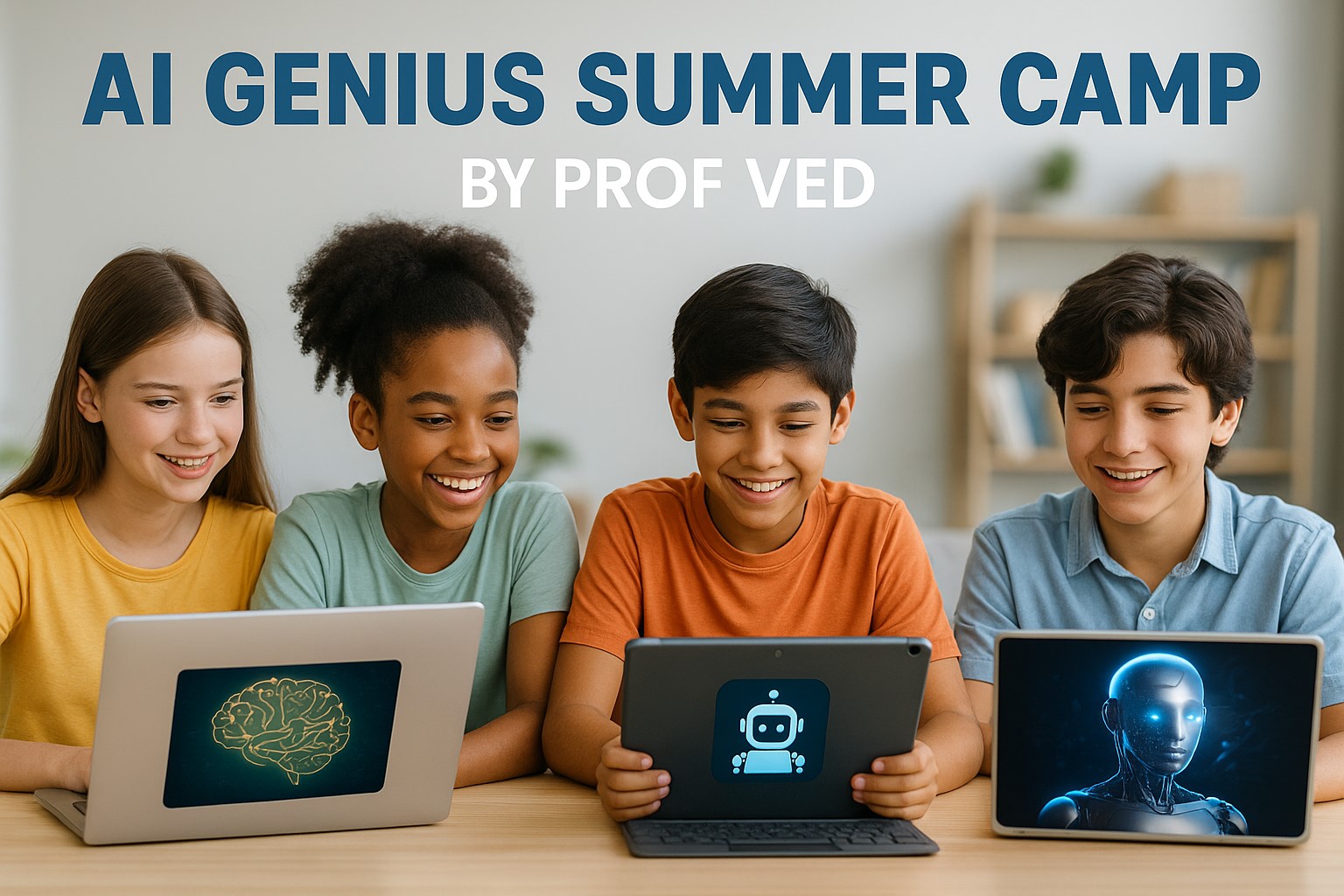 AI Genius Summer Camp by Prof Ved – Explore & Create with Real AI Tools ...